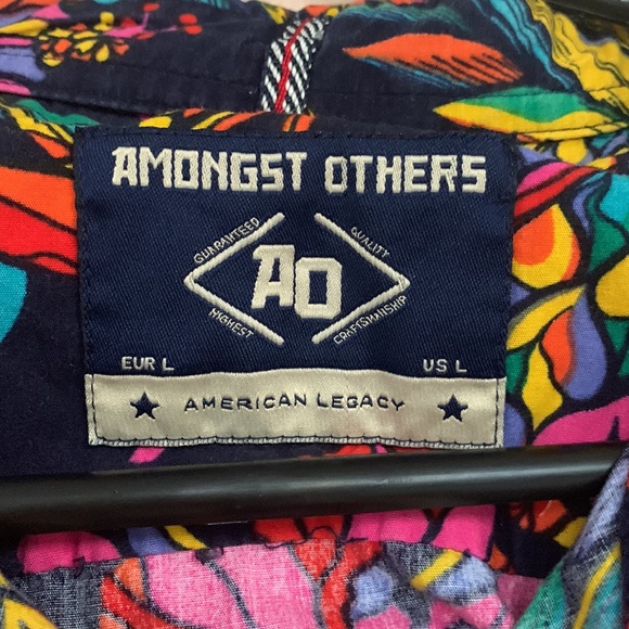 amongst others | Shirts | Amongst Others 9s Colorful Floral Pineapple ...